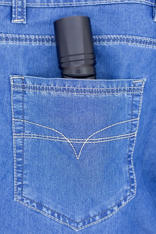 Led Flashlight in New Jeans Pocket Stock Photo - Image of jeans ...