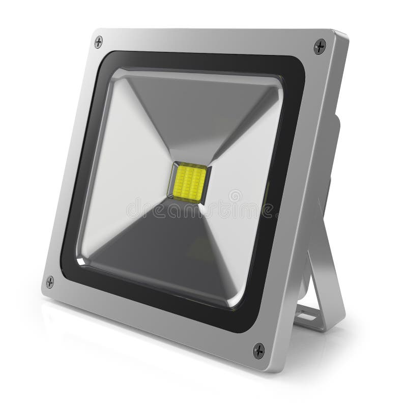 Led Floodlight Icon - Vector Illustration. Stock Vector - Illustration ...