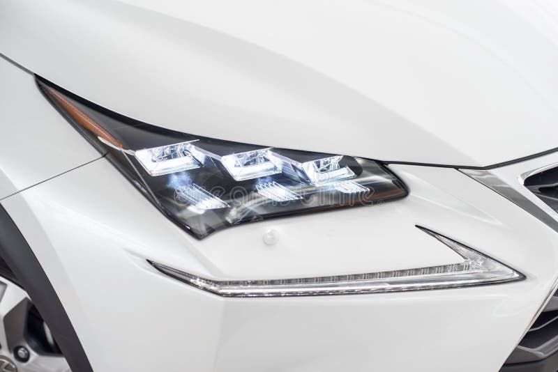 Led head light stock photo. Image of light, lexus, vehicle - 49538456