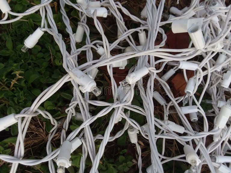 Led Icicle Christmas Lights Stock Photo - Image of chlights, lights ...