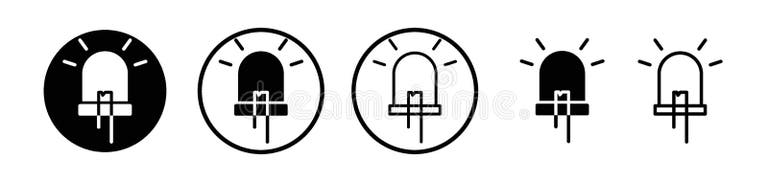 Led Icon Set Stock Illustrations – 19,807 Led Icon Set Stock ...
