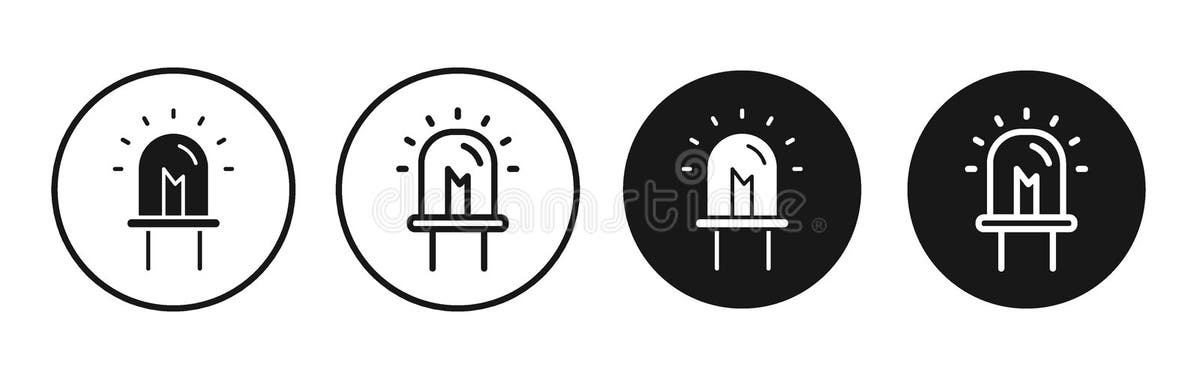 Led Icon Set Stock Illustrations – 19,807 Led Icon Set Stock ...