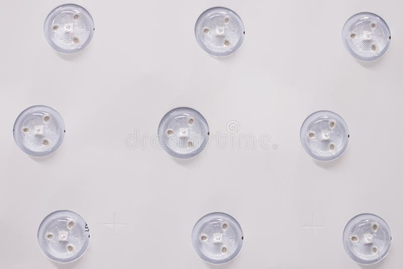 LED Lamp on Circuit Board White Color. Stock Photo - Image of ...