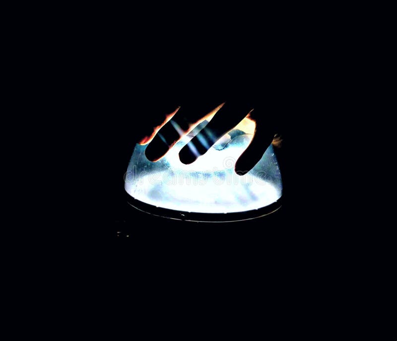 Led lamp in dark room stock photo. Image of lamp, dark - 189615708