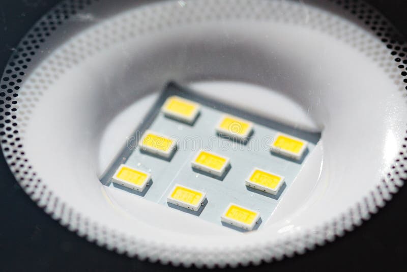 Led lamp diodes stock photo. Image of emitting, closeup - 99031422