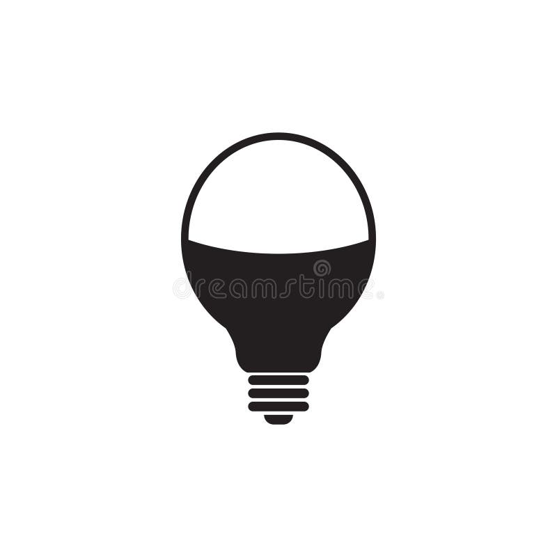 Led Lamp Icon Design Template Vector Isolated Illustration Stock ...