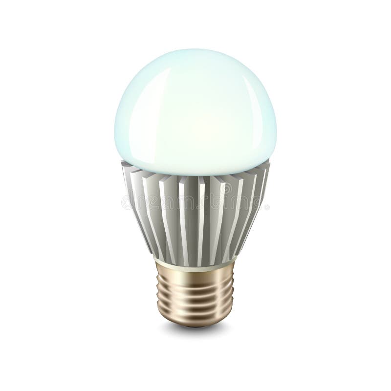 Basic Components of LED LightÂ Bulbs Stock Vector - Illustration of ...