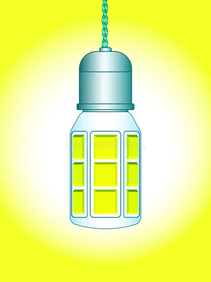 LED lamp stock vector. Illustration of light, illumination - 47129287