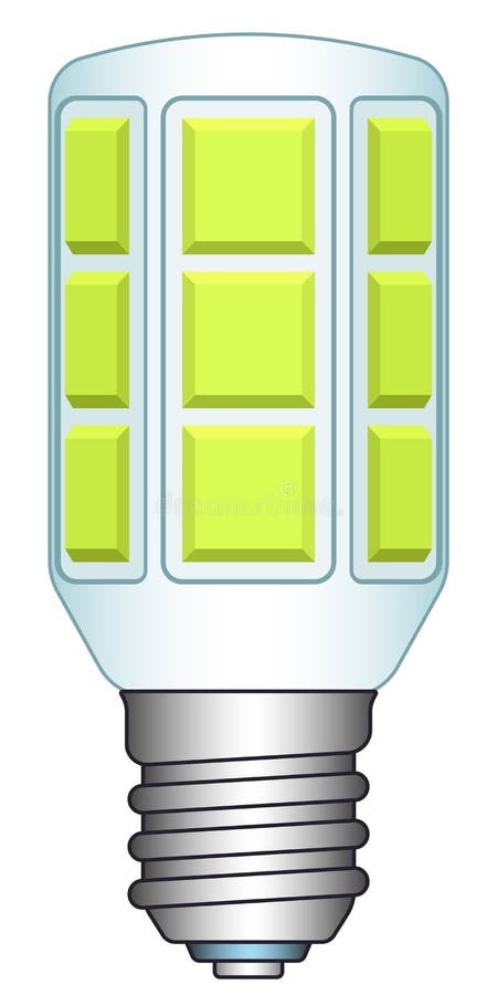 LED lamp stock vector. Illustration of light, illumination - 47129287