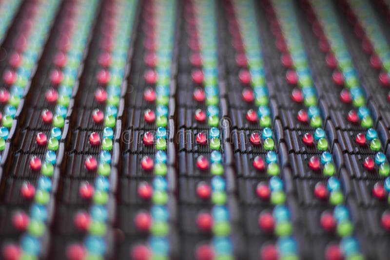 LED lamps in electronics. stock image. Image of equipment - 79781099