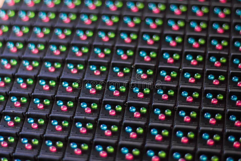 LED lamps in electronics. stock image. Image of macro - 79781725