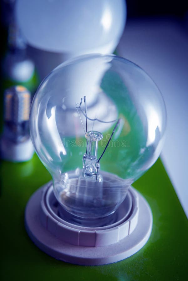 Led Lamps Technology. Electrical Equipment. Background and Texture ...
