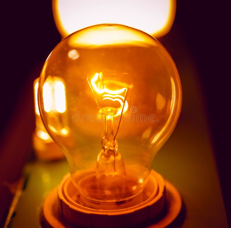 Led Lamps Technology. Electrical Equipment. Background and Texture ...