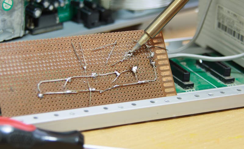 LED leg Circuits stock image. Image of connection, color - 76566949