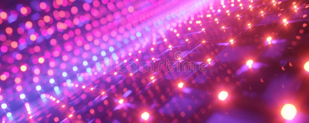 Led Light. Abstract Effect. Future Tech. Glare Cubes. Digital Cpu ...