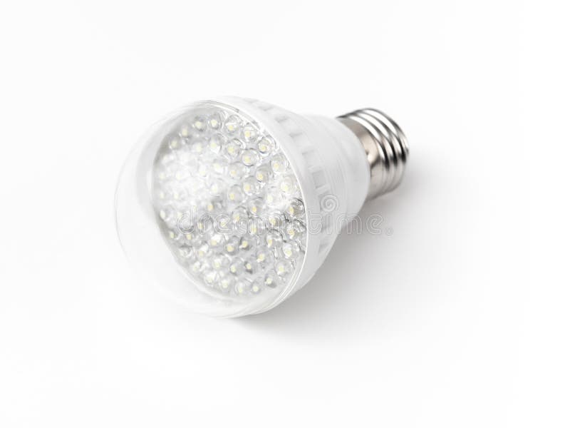 Isolated LED Light Bulb 2 stock image. Image of modern - 8233123