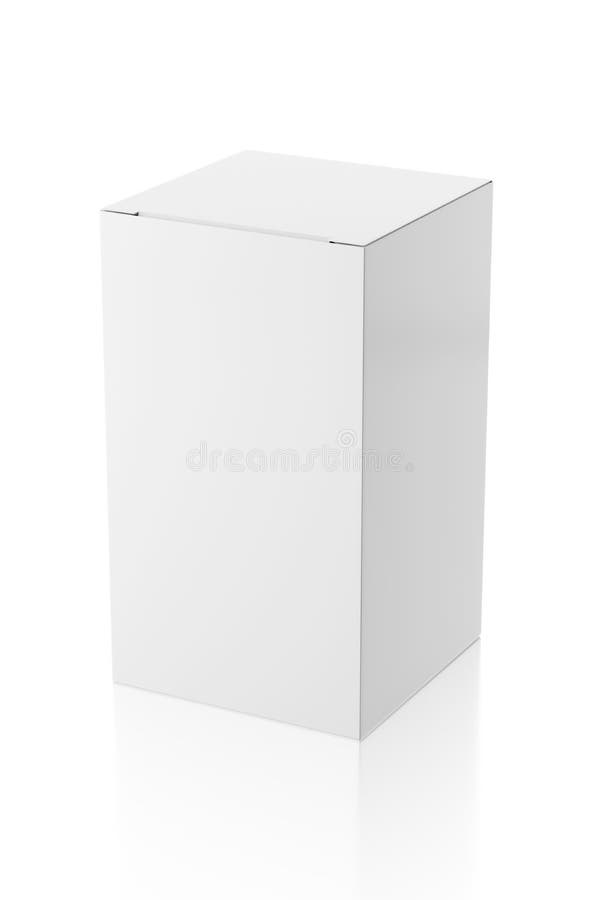 LED Light Bulb with Blank Paper Box Isolated Stock Illustration ...