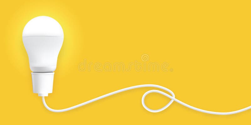 Led Light Bulb Open Exploded View Vector Stock Vector - Illustration of ...