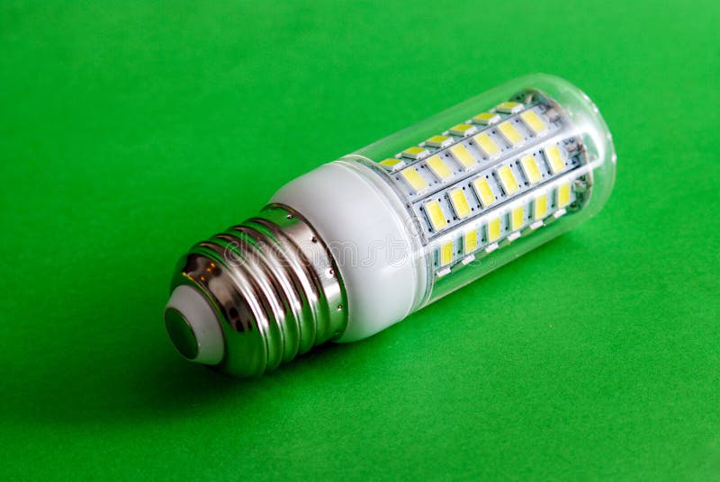Led Light Bulb,clean Energy Concept, Environment, Stock Image - Image ...