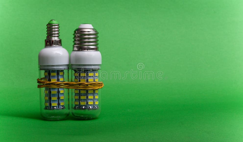 Led Light Bulb,clean Energy Concept, Environment, Stock Photo - Image ...