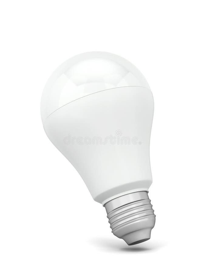 Led light bulb stock illustration. Illustration of business - 195205871