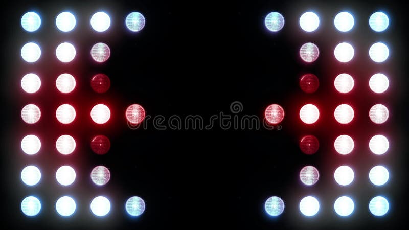 Led Light Bulb Flashing Video Stock Footage - Video of lights, club ...