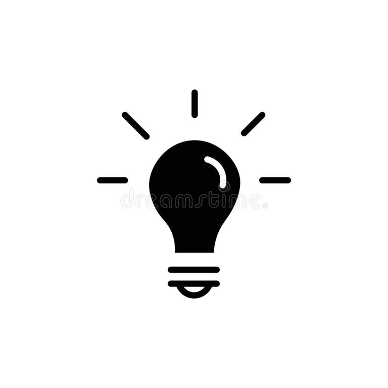 Led Light Bulb Icon Web Design in Vector Stock Vector - Illustration of ...