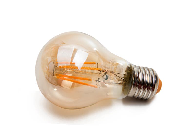 LED light bulb isolated stock photo. Image of electricity - 99397172
