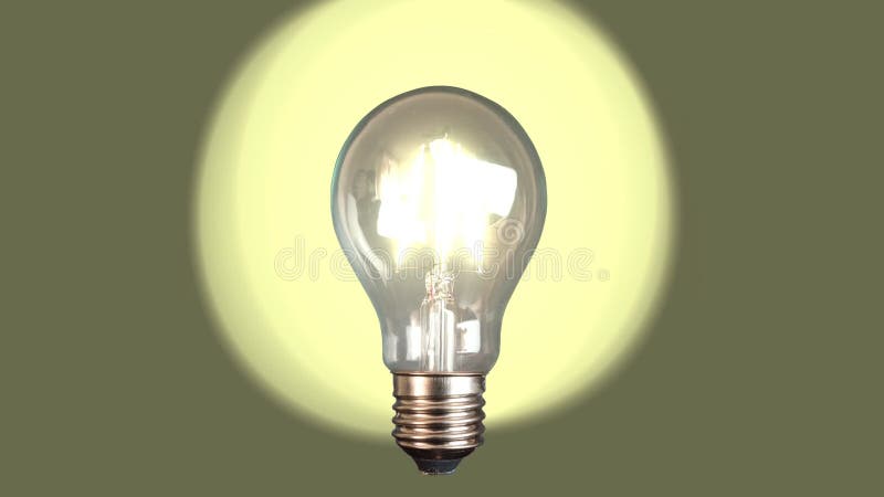Led light bulb stock footage. Video of emission, energy - 294901412