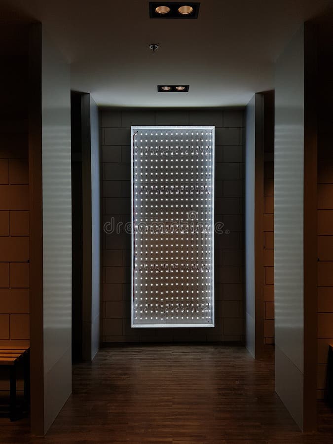 LED Light Bulbs Backside of LED Display Screen Stock Photo - Image of ...