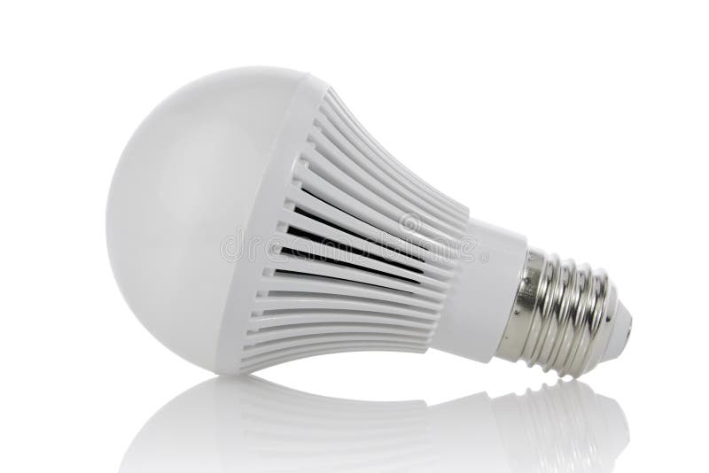 LED Light Bulbs and Shadow. Stock Image - Image of light, path: 56639681
