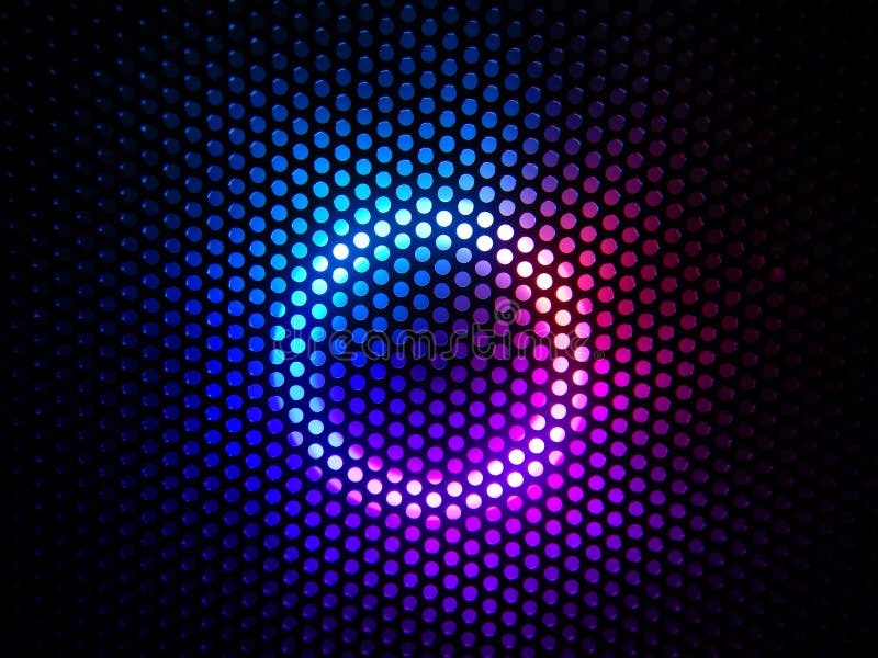 LED Light of a Computer CPU Cooling Fan System, RGB LED Stock Image ...