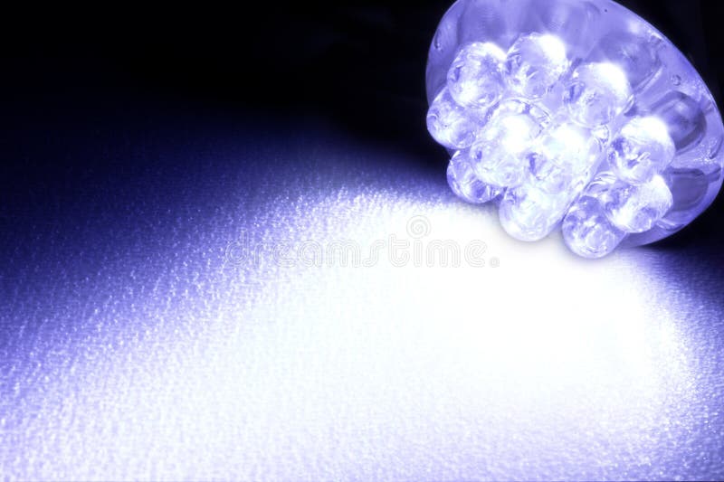 Electric blue LED light stock photo. Image of close, abstract - 6805262