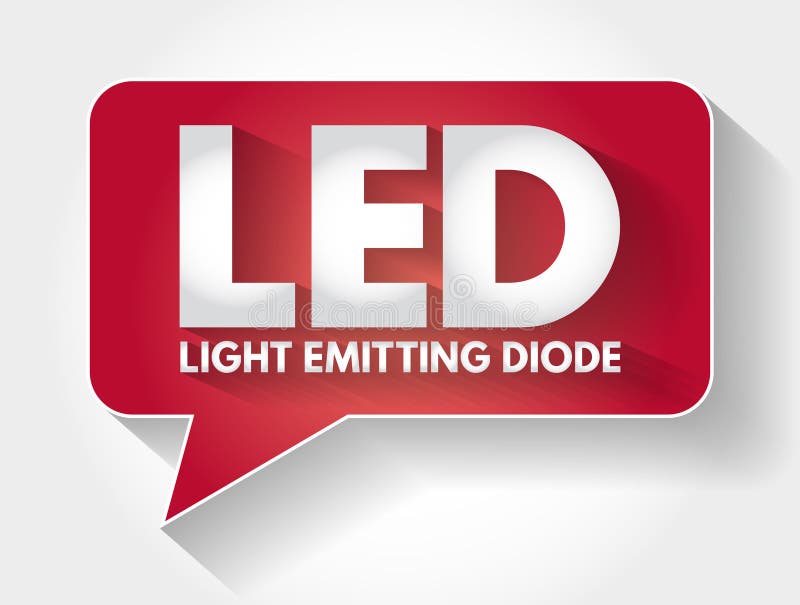 LED Light-Emitting Diode - Semiconductor Light Source that Emits Light ...