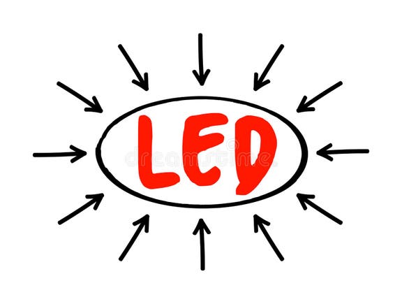 LED Light-Emitting Diode - Semiconductor Light Source that Emits Light ...