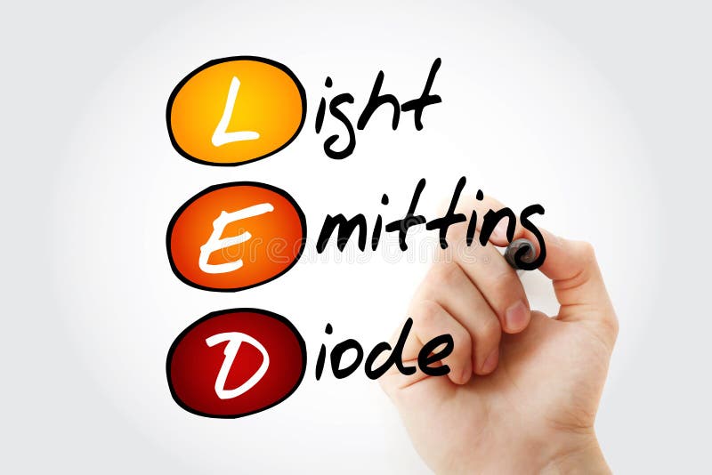 LED Light-Emitting Diode - Semiconductor Light Source that Emits Light ...