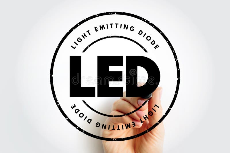 LED Light-Emitting Diode - Semiconductor Light Source that Emits Light ...