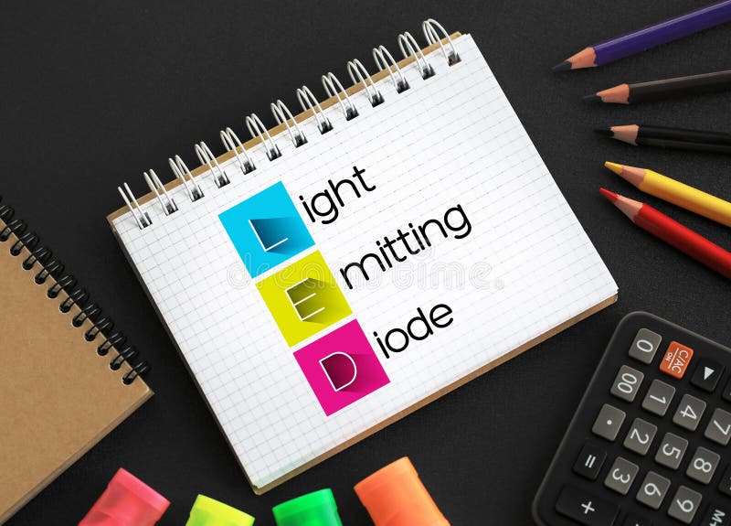 LED Light-Emitting Diode - Semiconductor Light Source that Emits Light ...