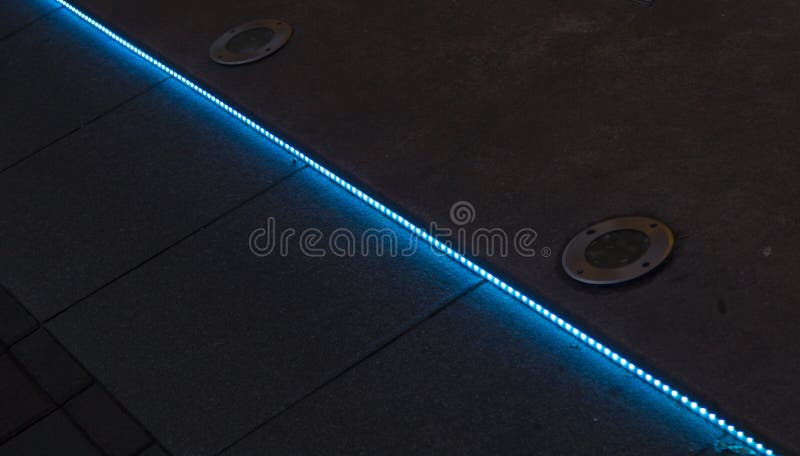 LED light line stock photo. Image of fiction, oval, lines - 109256798