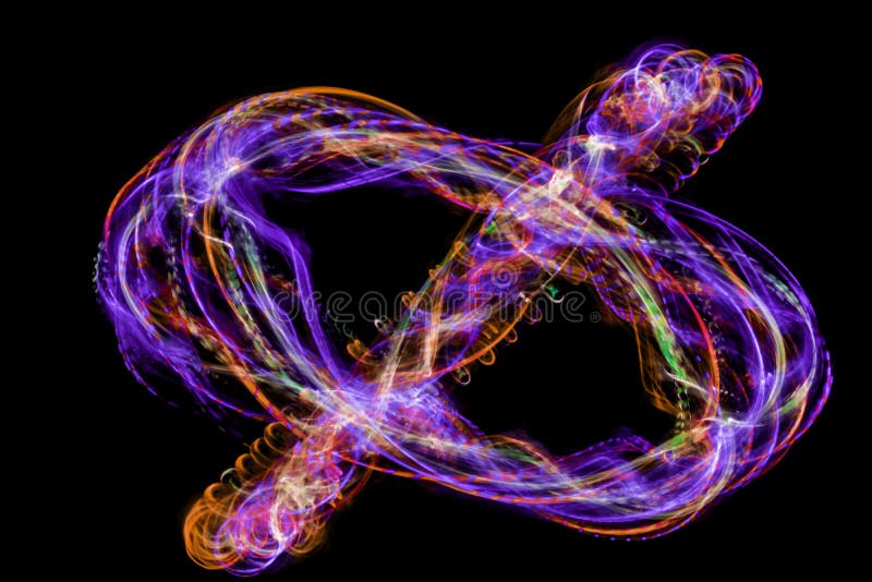 Led Light Long Exposure Trails Stock Photo - Image of colors ...