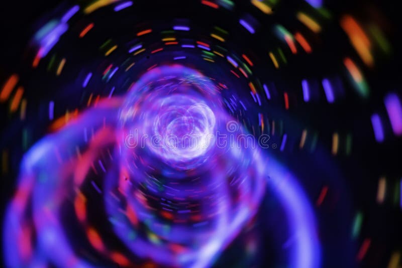 Led Light Long Exposure Trails Stock Image - Image of patterns, golden ...