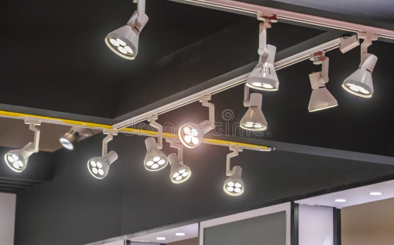 LED Light on roof stock image. Image of lamp, design - 237631035