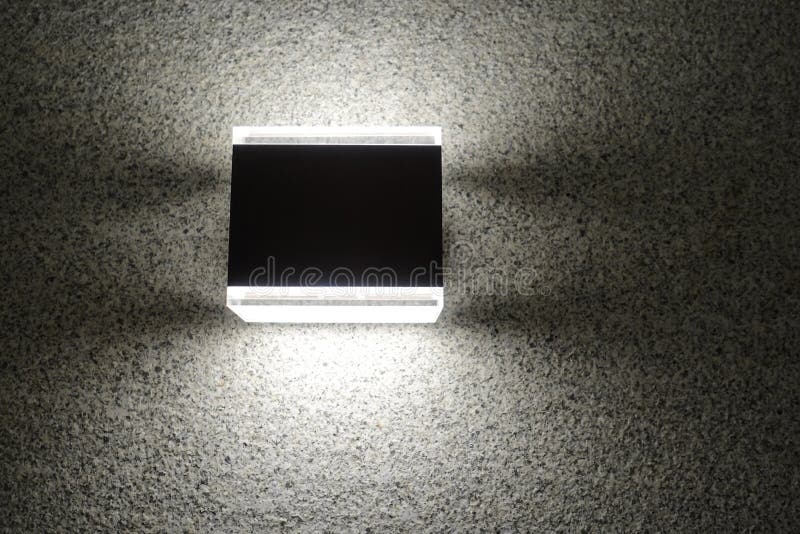 Led light on marble wall stock image. Image of city - 147943887