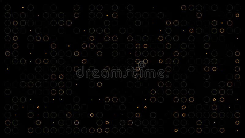 LED Light Panel Animation. Loop Light Illumination Disco Club Round LED ...