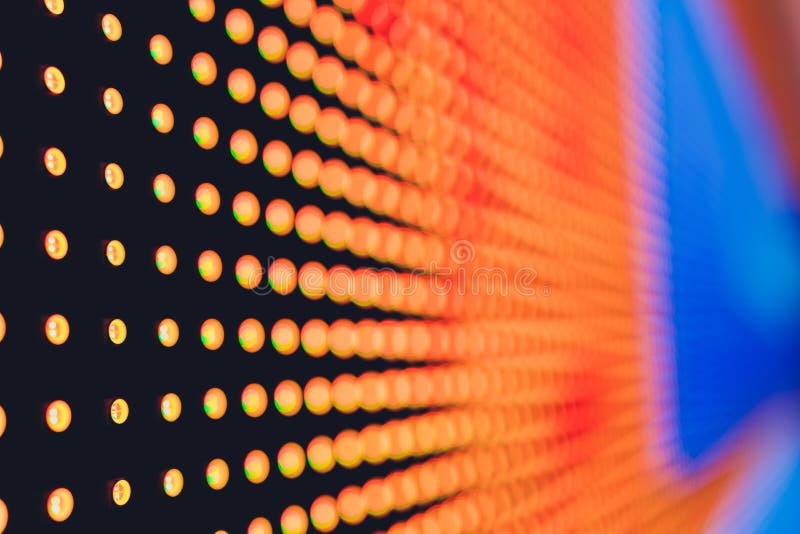 Led Light Pattern Technology Abstract Background. Close-up Stock Photo ...