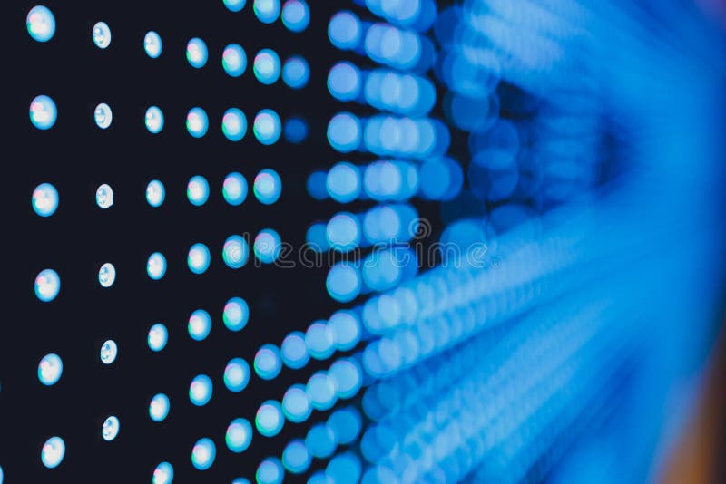 Led Light Pattern Technology Abstract Background. Close-up Stock Photo ...