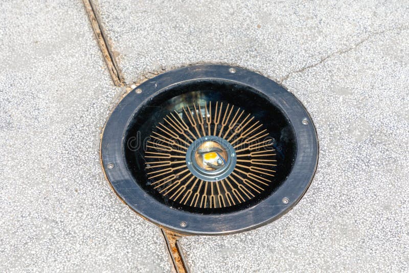 Pavement Led Light stock image. Image of lamp, bulb - 191422811