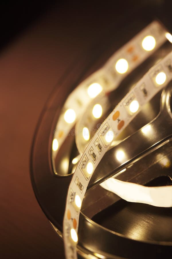 Led light strip stock image. Image of dark, spool, industry - 37380161
