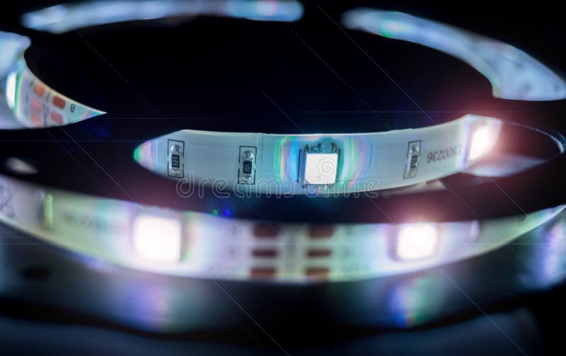 LED Stripe stock image. Image of efficiency, diode, cold - 102643573