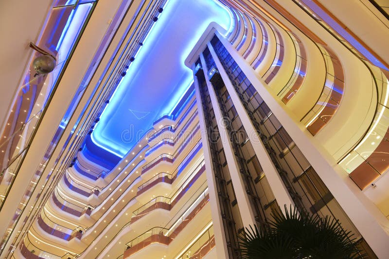 Led Light Used in Commercial Building Stock Image - Image of electric ...